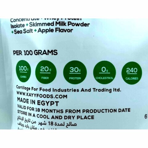 Buy Kayy Whey Protein Oats with Apple Flavor - 300 gram Online - Shop ...
