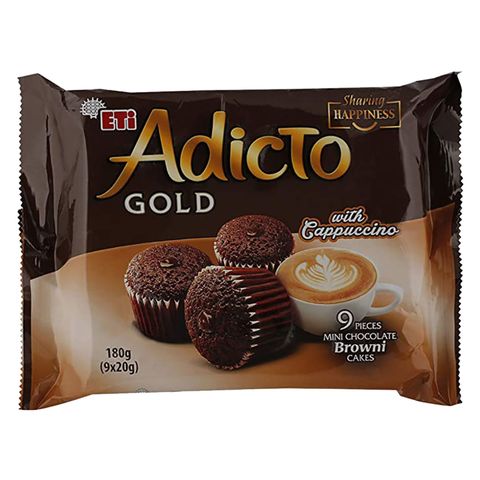 Eti Adicto Gold Brownie Cake With Capaccino 180g price in UAE ...
