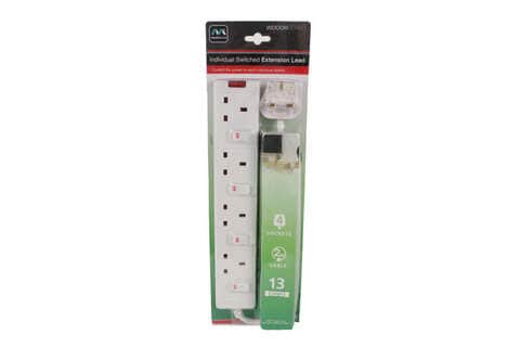 MASTER PLUG 4 WAY EXTENSION SOCKET WITH INDIVIDUAL SWITSH price in ...