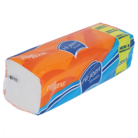 Buy Rose Petal Hi-jeen Tissues White 100 Sheets Online | Carrefour Pakistan