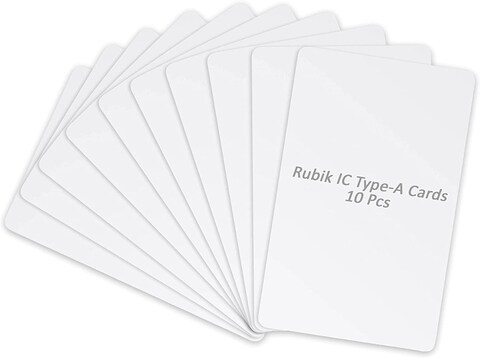 Buy Rubik 10pcs IC Type-A RFID Key Cards for RFID Copier/Reader/Writer ...