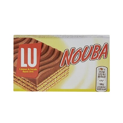 Buy Lu Nouba Chocolate Wafer Bar 17.5GR Online - Shop Food Cupboard on ...