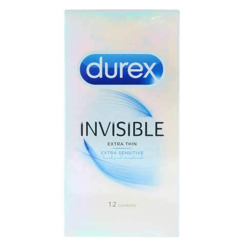 Durex Invisible Extra Thin Extra Sensitive Condoms 12 Pieces price in ...