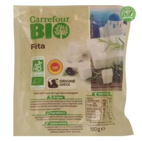 Carrefour Bio Feta 180g price in UAE | Carrefour UAE | supermarket kanbkam