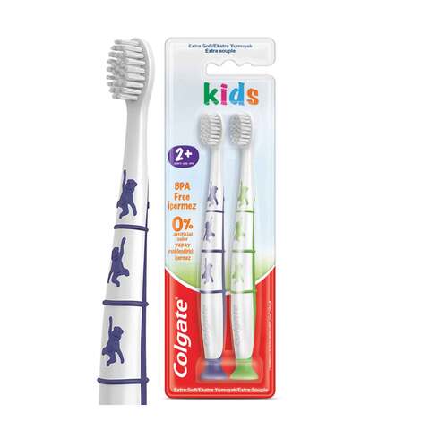 Colgate BPA-Free Extra Soft Toothbrush Multicolour 2 count price in ...