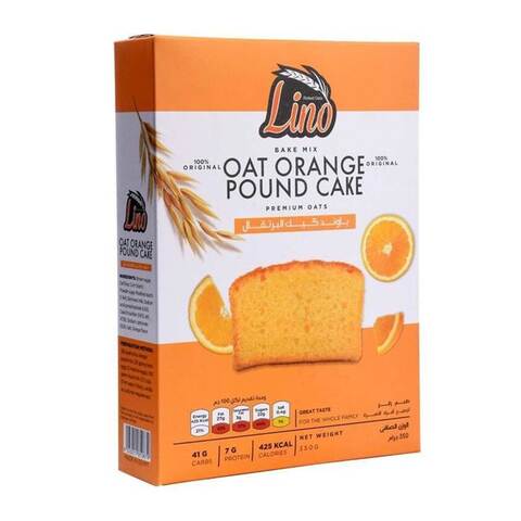Buy Lino Oat Orange Cake - 350gm Online - Shop Food Cupboard on ...