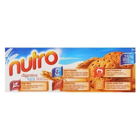 Buy Nutro Digestive Light Biscuits 225g x Pack of 2+1 Online ...