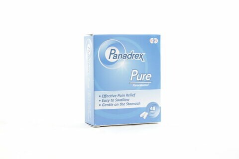 تسوق بانداريكس بيور باراسيتامول 500مجم 48حبة أون لاين - كارفور الكويت