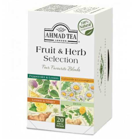 Buy Ahmad Tea Fruit And Herb Selection 20 Bag Online - Shop Beverages ...