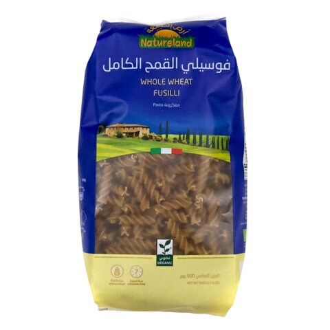 Natureland Whole Wheat Fusilli Pasta 500g price in Kuwait | Carrefour ...