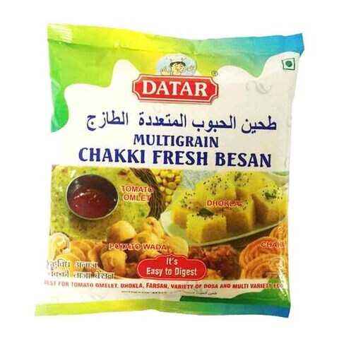 Datar Multigrain Chakki Fresh Besan 500g price in UAE | Carrefour UAE ...