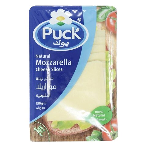 Puck Natural Mozzarella Cheese Slices 150g price in Kuwait | Carrefour ...