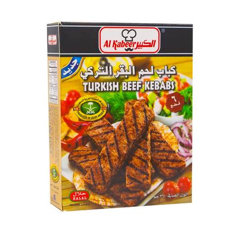 Al Kabeer Turkish Beef Kebabs 360g price in Saudi Arabia | Carrefour ...