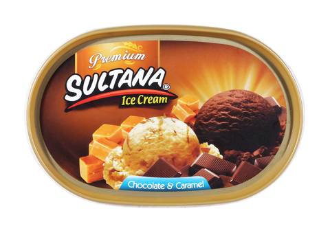Sultana Chocolate Caramel Ice Cream - 1 Liter price in Egypt ...