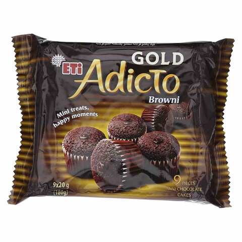 ETi Adicto Gold Mini Chocolate Cup Cake 180g price in UAE | Carrefour ...
