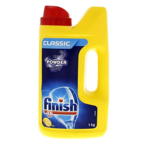 Finish Lemon Dishwashing Machine Powder Detergent - 1Kg price in Kuwait ...