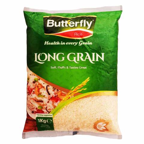BUTTERFLY RICE - LONG GRAIN 1KG