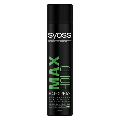 SYOSS HAIR SPRAY MAX HOLD 400ML price in Kuwait | Carrefour Kuwait ...
