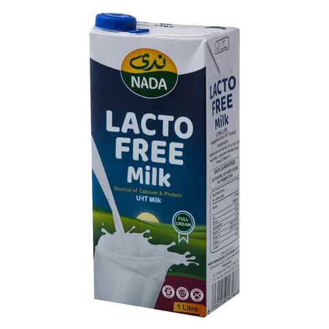 Nada UHT Lacto Free Full Cream Milk 1L price in UAE | Carrefour UAE ...