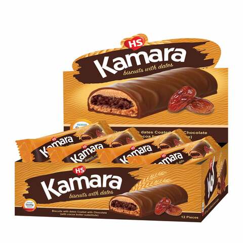 Kamara Biscuits with Dates Coated with Chocolate - 12 Biscuits price in ...