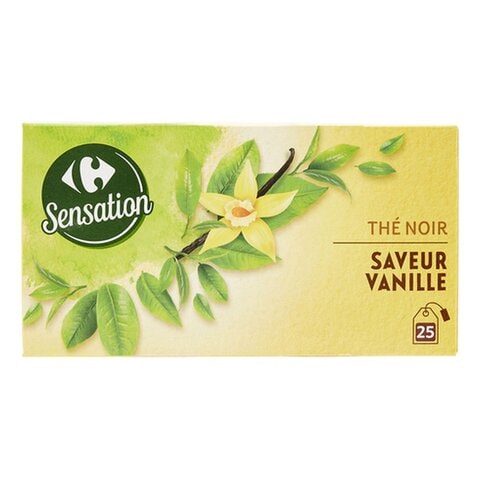 Carrefour Vanilla Flavoured Black 25 Tea Bags price in UAE | Carrefour ...