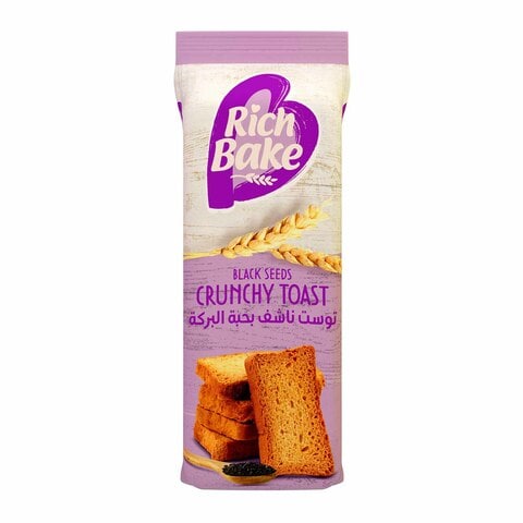 Buy Rich Bake Crunchy Toast With Black Seeds - 160gm Online - Shop ...