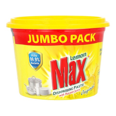 Buy Lemon Max Dish Washing Paste Yellow 750 gr Online | Carrefour Pakistan