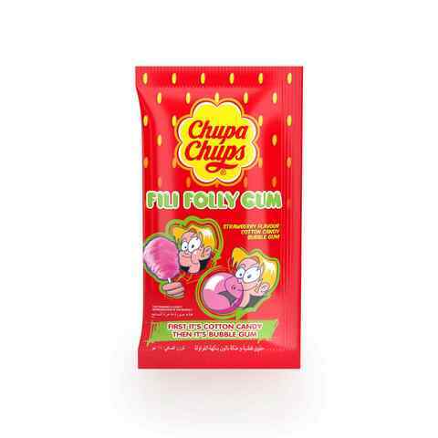 CHUPA CHUPS FILI FOLLY GUM STRAWBERRY FLAVOR COTTON CANDY 11G price in ...