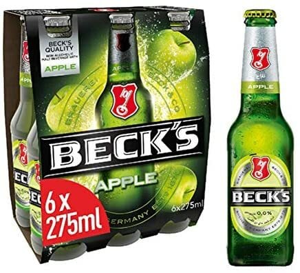 BECKS GREEN APPLE NON ALCOHOLIC BEER 275ML X 6 price in Kuwait | Carrefour Kuwait | supermarket ...