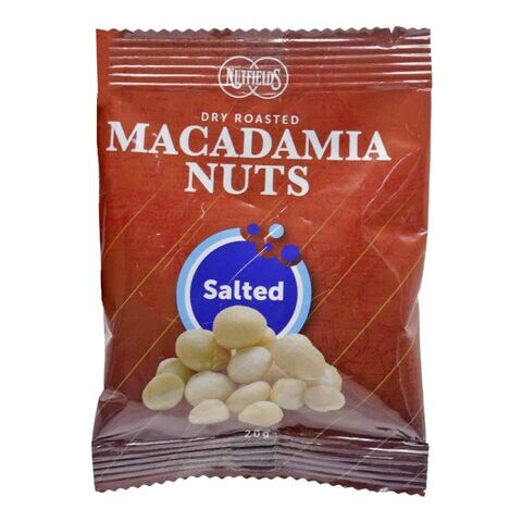 Buy Nutfields Dry Roasted And Salted Macadamia Nuts 20g Online - Carrefour Kenya