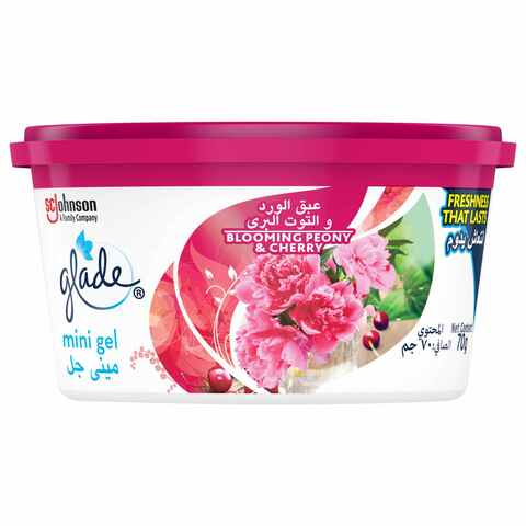 Glade Mini Gel Home Air Freshener Blooming Peony And Cherry 70g price ...