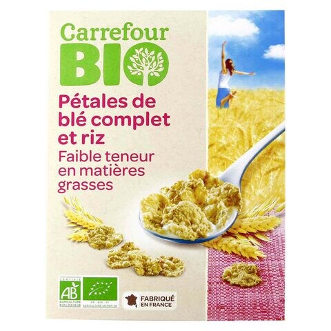 Carrefour Bio Organic Rice And Whole Wheat Flake Cereals 300g price in ...