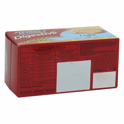 Buy McVitie's Light Digestive Biscuit 250g Online - Carrefour Kenya