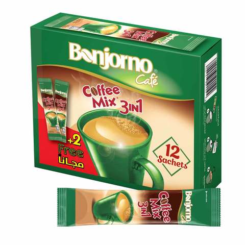 Nestle Bonjorno 3-In-1 Coffee Mix 16g Pack of 12 price in UAE ...