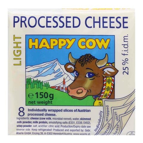 Buy Happy Cow Light Cheese Slices 150G Online - Carrefour Kenya