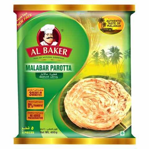 Al Baker Malabar Paratha 400g price in UAE | Carrefour UAE | supermarket kanbkam