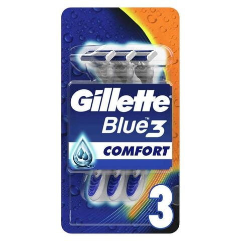 Gillette Blue3 Comfort Disposable Multicolour 3 Razors price in UAE ...