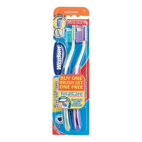 Wisdom Tooth Brush Total Care S/V Mediumx2