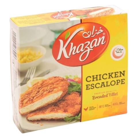 Khazan Chicken Escalope Breaded Fillet 400g price in Kuwait | Carrefour ...