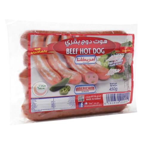 Americana Beef Hot Dog With Jalapeno 450g price in Kuwait | Carrefour ...