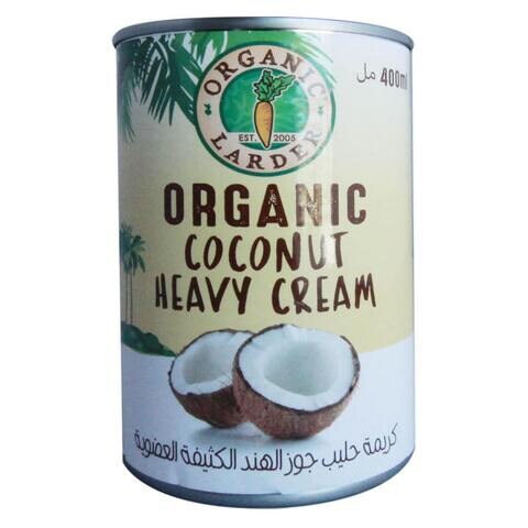 Organic Larder Coconut Heavy Cream 400ml price in UAE | Carrefour UAE ...