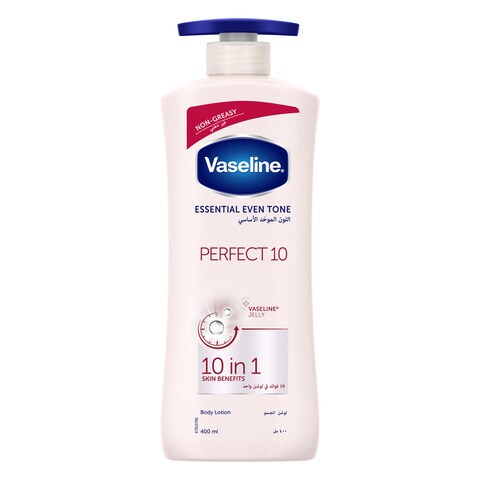 Vaseline Essential Even Tone Perfect 10 Body Lotion Pink 400ml price in ...