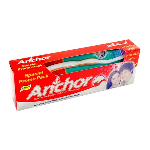 Anchor tangy fresh gel toothpaste with toothbrush 135 g price in Saudi ...