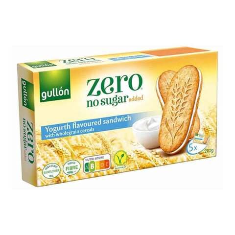Gullon Zero yogurt flavored biscuit sandwiches sugar free 220g price in ...