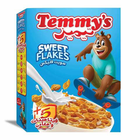 Temmys Sweet Flakes Cereal box - 250 grams price in Egypt | Carrefour ...
