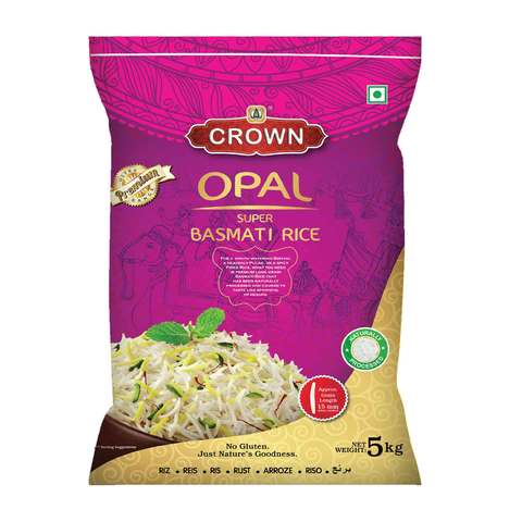 Crown Super Basmati Rice 5kg price in UAE | Carrefour UAE | supermarket ...