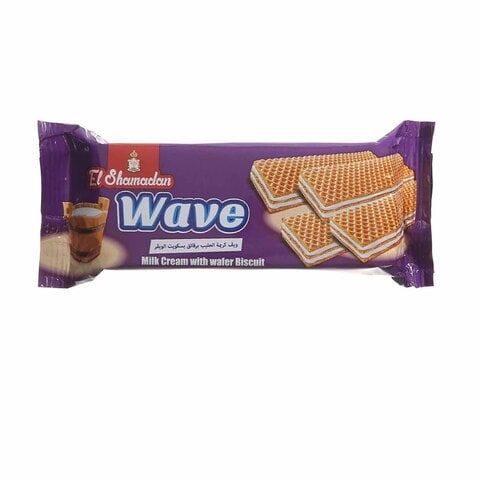 El Shamadan Wave Wafer Filled With Milk Cream - 260 gram price in Egypt ...