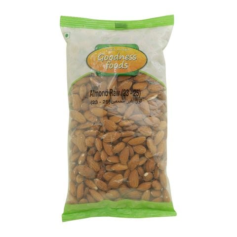 Goodness Foods Raw Almond Nuts 500g price in UAE | Carrefour UAE ...