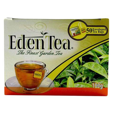 Buy Eden Tea Enveloped Black Tea Bags 100g Online - Carrefour Kenya
