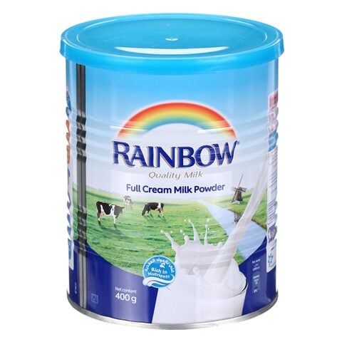 Rainbow Full Cream Milk Powder 400g price in Kuwait | Carrefour Kuwait ...